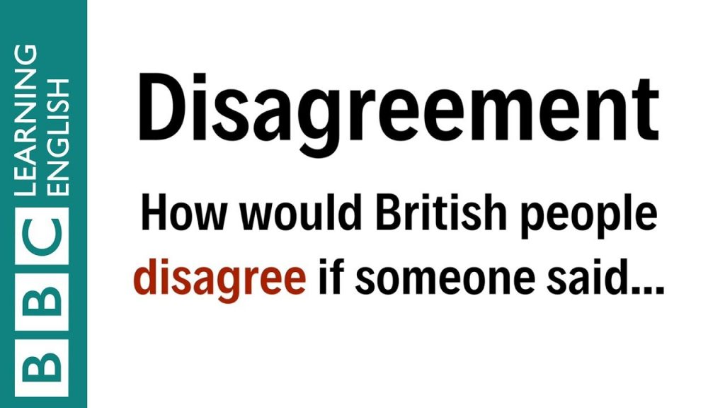 How to disagree with people – SamSmithEnglish – English teaching for ...