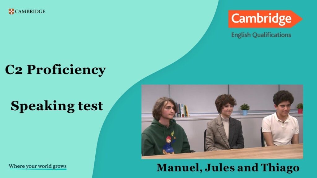 C2 Proficiency Manuel, Jules and Thiago – SamSmithEnglish – English ...